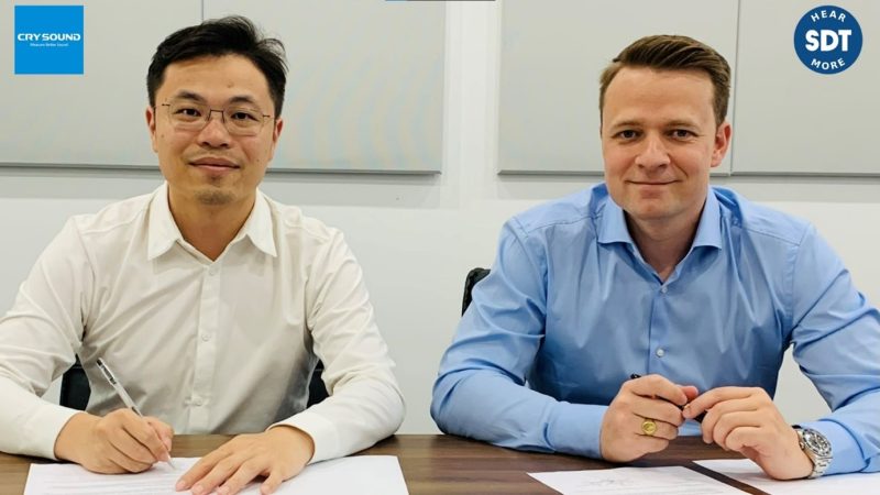 SDT International SA Signs Letter of Intent with Hangzhou CRYSOUND ...